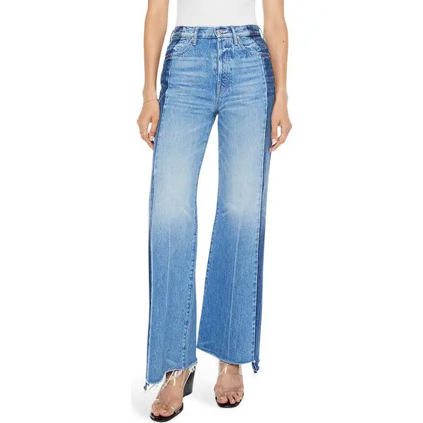 MOTHER The Tux Sidestepper Sneak Bootcut Jeans