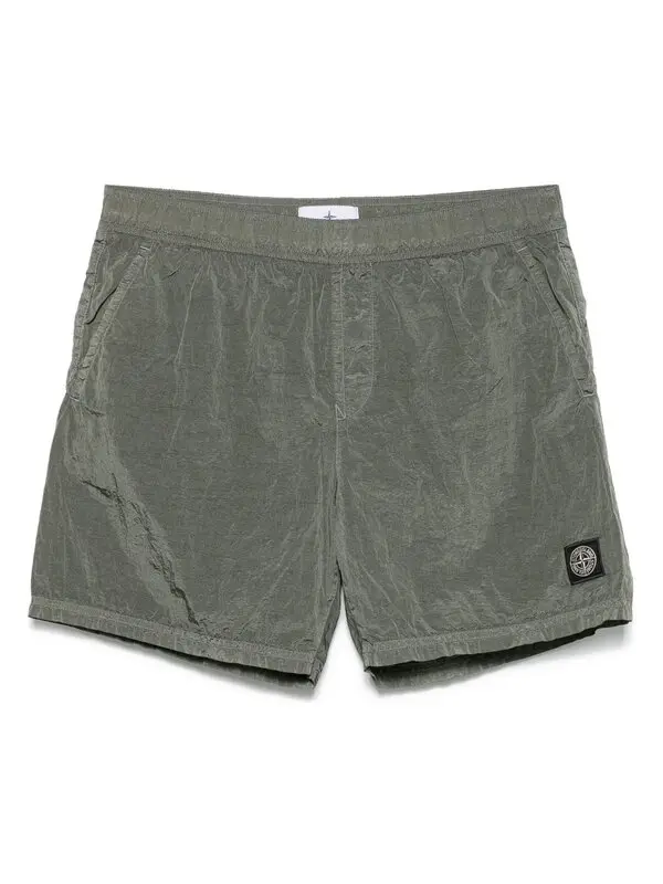 Stone Island Compass-motif Swim Shorts