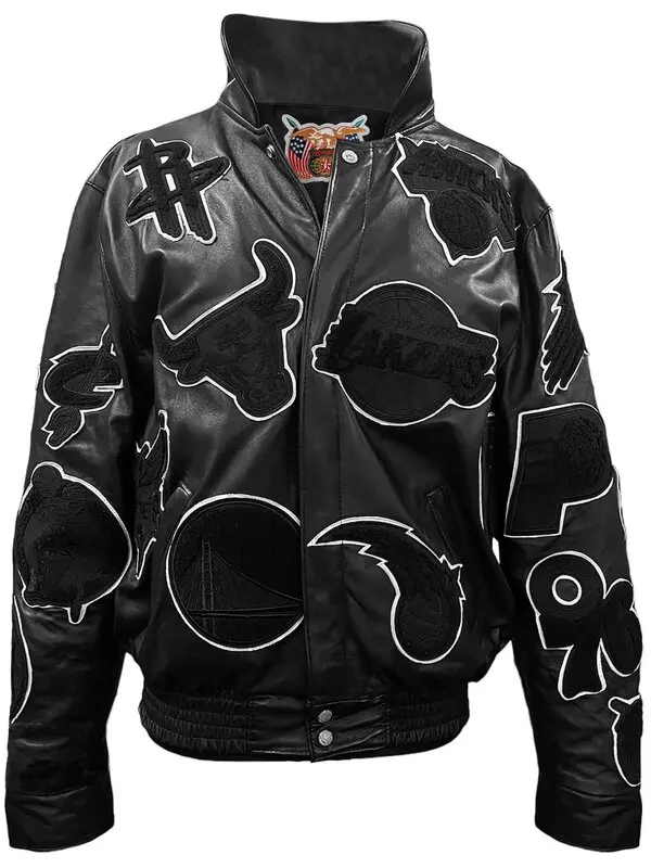JEFF HAMILTON Nba Collage Jacket - Black
