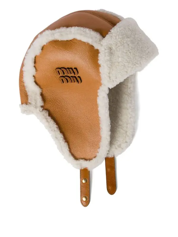 Miu Miu Shearling Trapper Hat