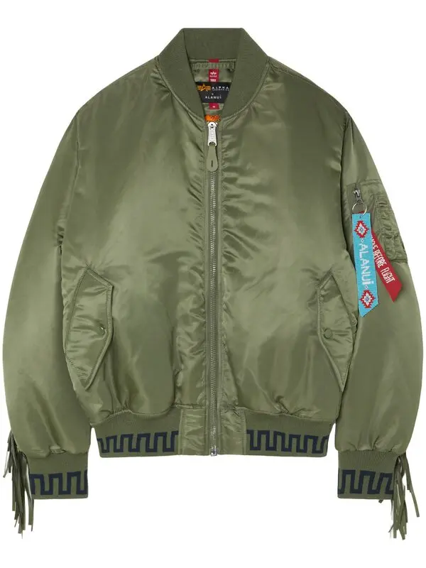 Alanui X Alpha Industries Bomber Jacket - Green