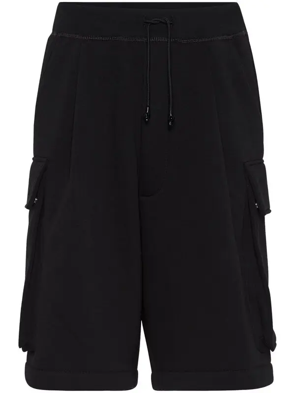 Dsquared2 Cotton Track Shorts - Black