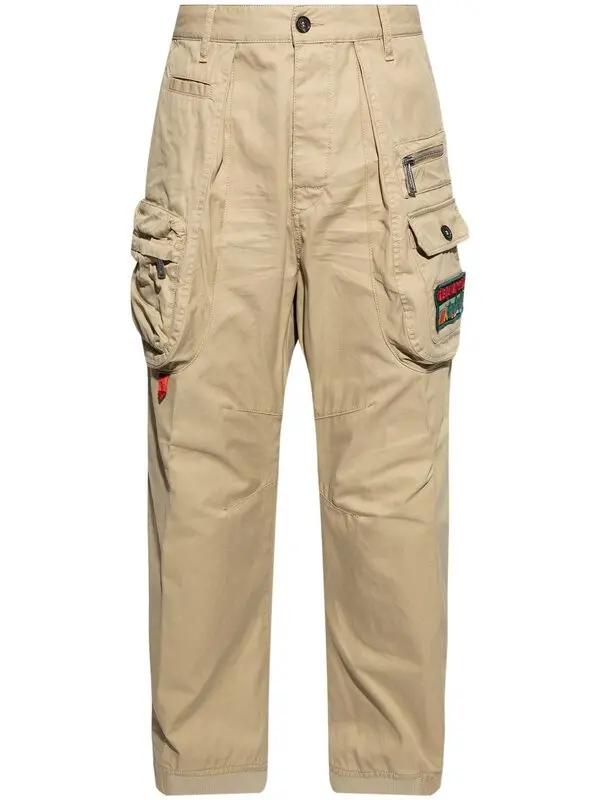 Dsquared2 Cotton Cargo Trousers