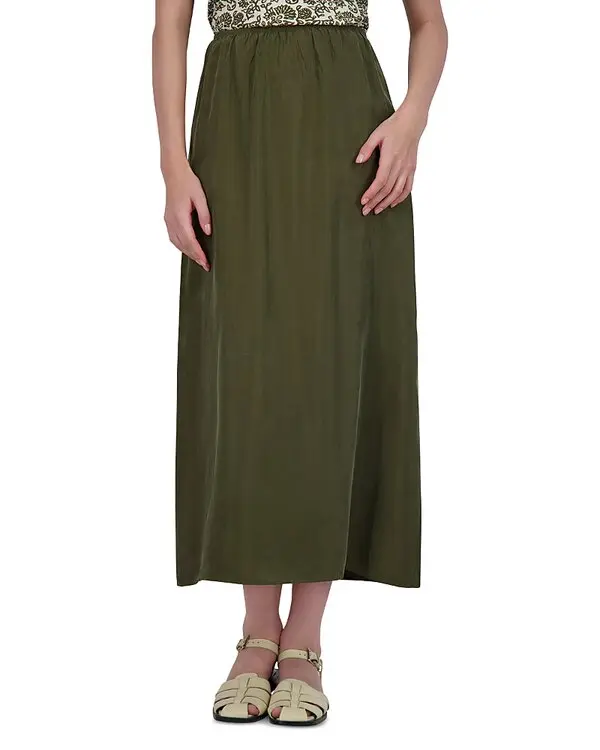 POINT A-line Skirt - Leaves