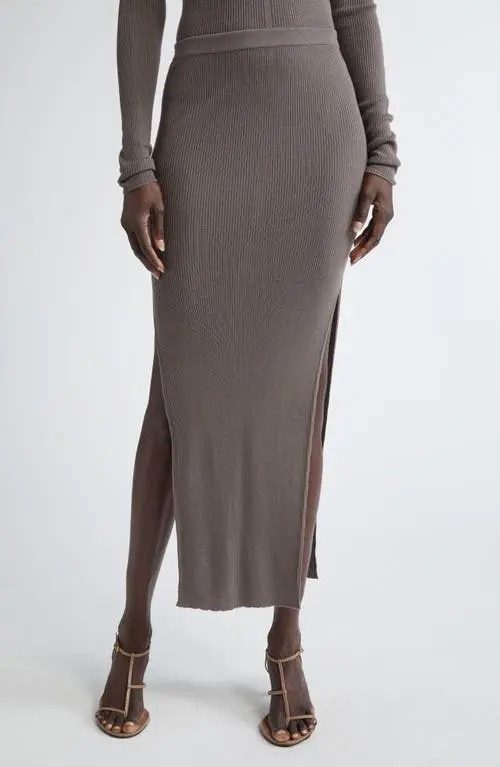 Rick Owens Hollywood Wool Sacriskirt - Dust