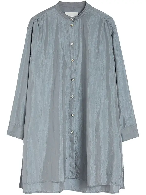 JIL SANDER Buttoned Long Shirt - Blue