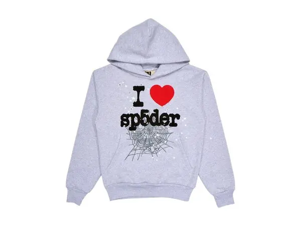 SP5DER Souvenir Hoodie - Heather Grey