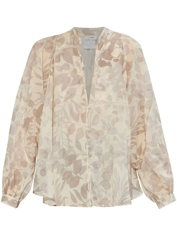 FORTE_FORTE Printed Blouse
