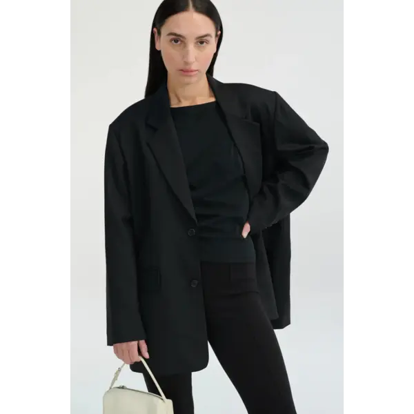Almina Concept Oversized Blazer - Black