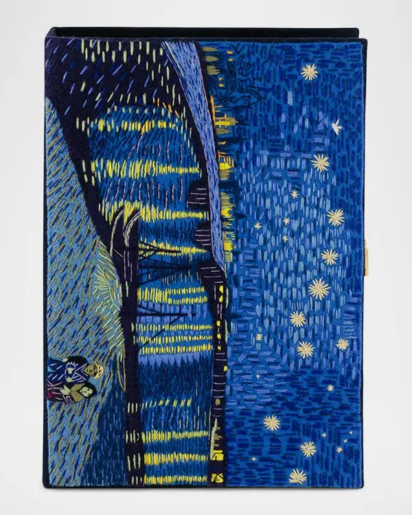 OLYMPIA LE-TAN Starry Night Book Clutch