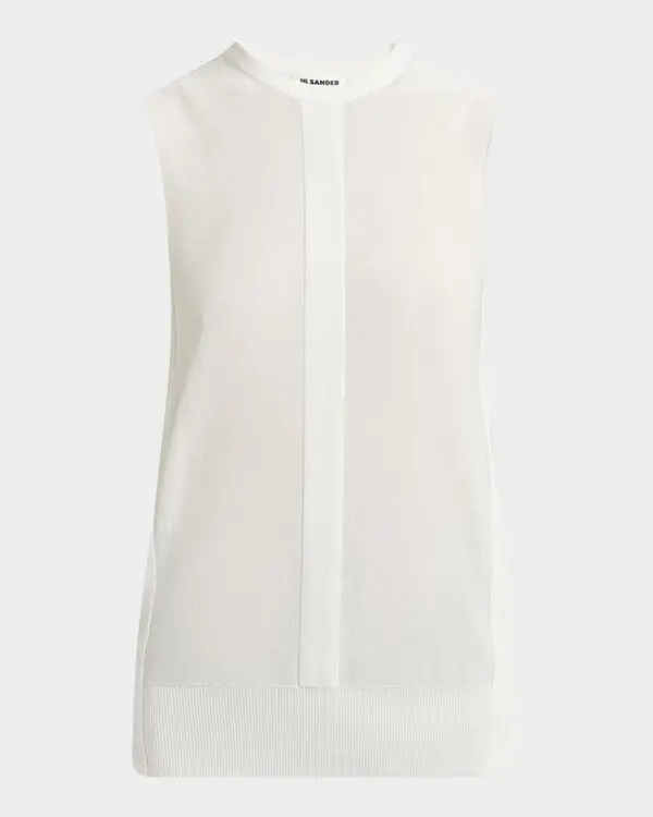 JIL SANDER Stripe Knit Vest