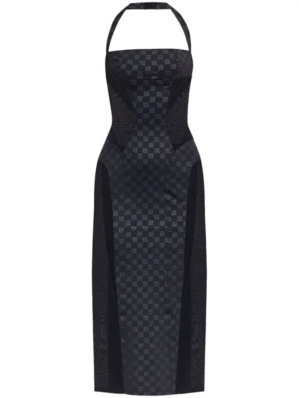 MISBHV Logo-print Midi Dress