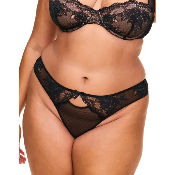 ADORE ME Cordelia Thong Panties - Black