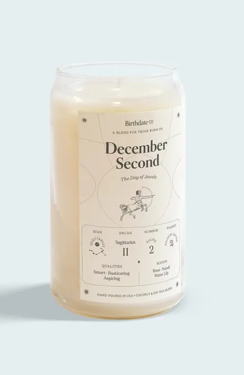 BIRTHDATE CO. The December Birthday Candle - December 2nd