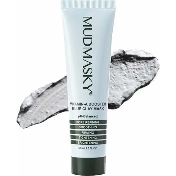 MUDMASKY Vitamin A Booster Blue Clay Mask 2oz - None
