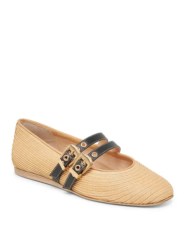 Dolce Vita Baylee Ballet Flats - Natural Raffia