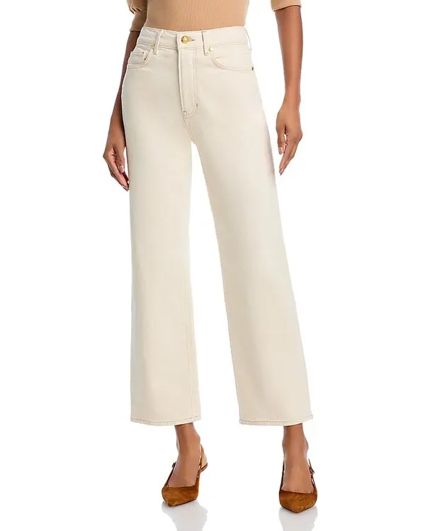 Veronica Beard Dylan High-rise Straight Ankle Jeans