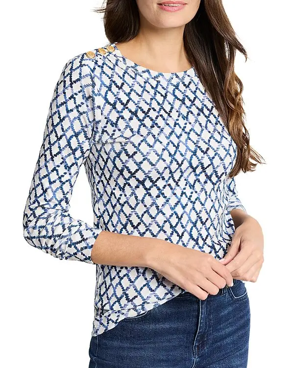 NIC+ZOE Denim Diamonds Tee
