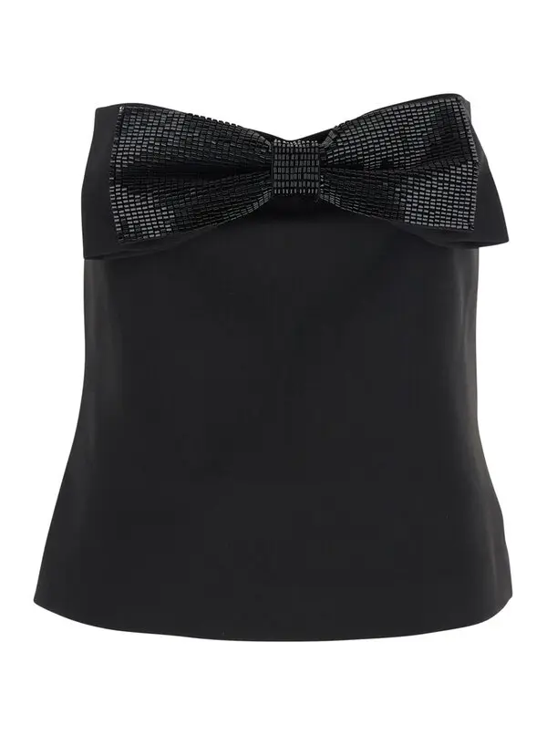 SELF-PORTRAIT Sleeveless Bandeau Top