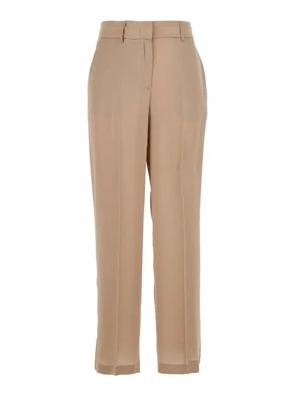 SEMICOUTURE Satin Finish Trousers