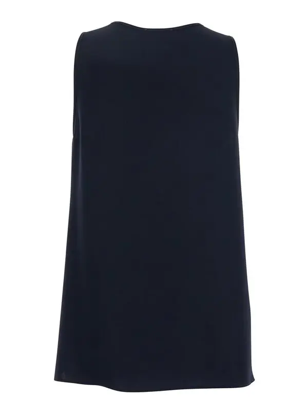 P.a.r.o.s.h Sleeveless Tech Fabric Top - Blue