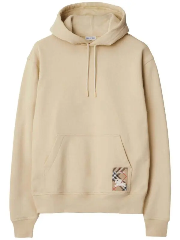 Burberry Cotton Hoodie - Nutmeg