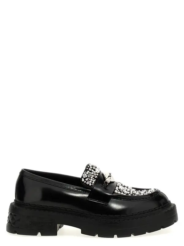 JIMMY CHOO Marlow Diamond Loafers
