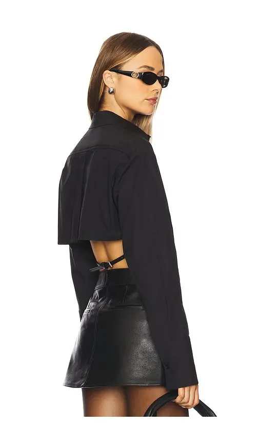 Courtney Zheng Belt Back Top