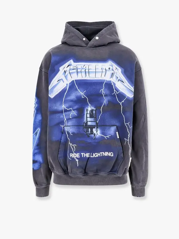 REPRESENT Cotton Hoodie With Metallica Print