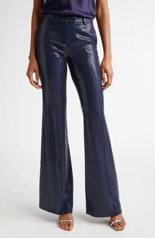 Michael Kors Haylee Sequin Flare Leg Trousers