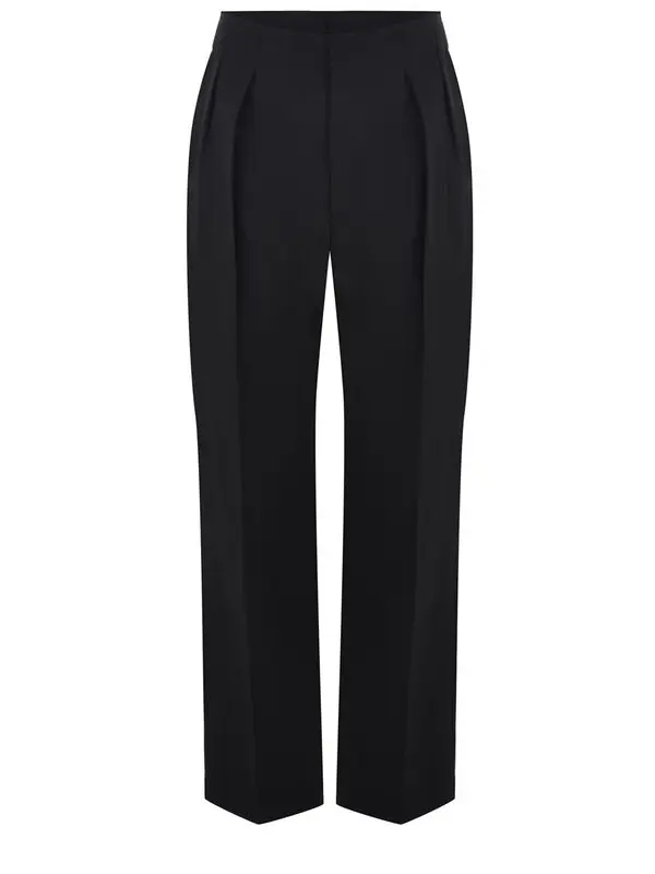 SOLOTRE Wool Blend Trousers