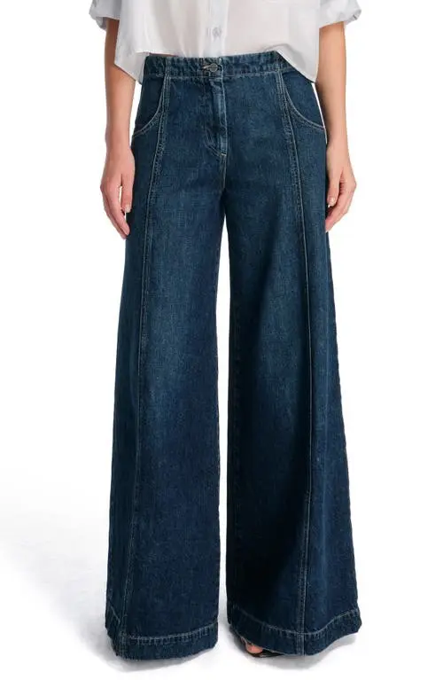 TWP Dancing In The Dark Wide Leg Jeans
