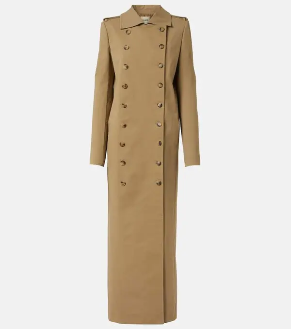 Khaite Mallory Double-breasted Trench Coat