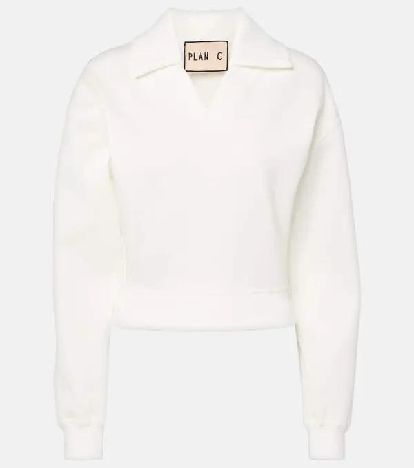 Plan C Cotton-blend Sweater
