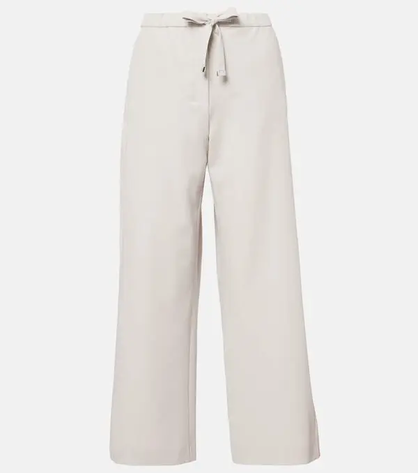 Max Mara Argenta Wide-leg Wool Pants