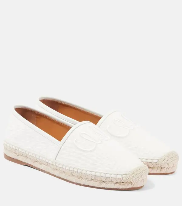 Chloé Isla Embroidered Espadrilles - White