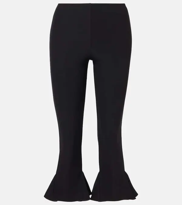 NENSI DOJAKA Cropped Flared Capri Pants