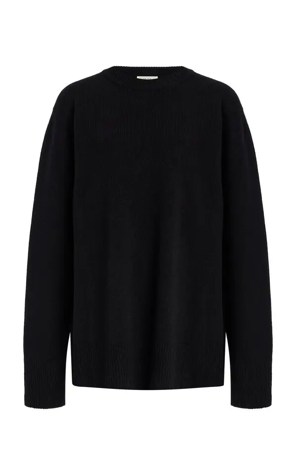 THE ROW Sibem Wool-cashmere Sweater - Black