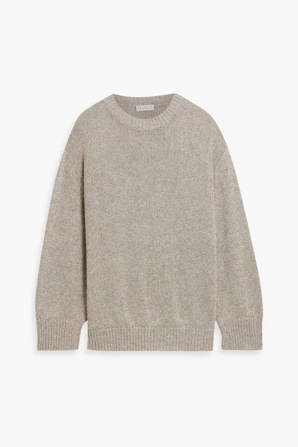 Brunello Cucinelli Metallic Knitted Sweater