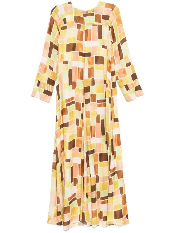 BAMBAH Hannah Graphic Kaftan - Brown
