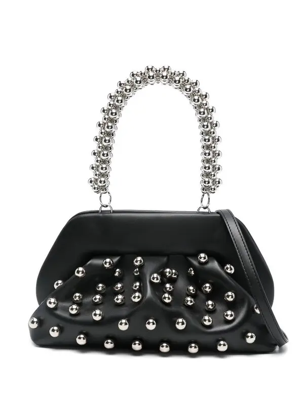 THEMOIRE Tia Beads Tote Bag - Black