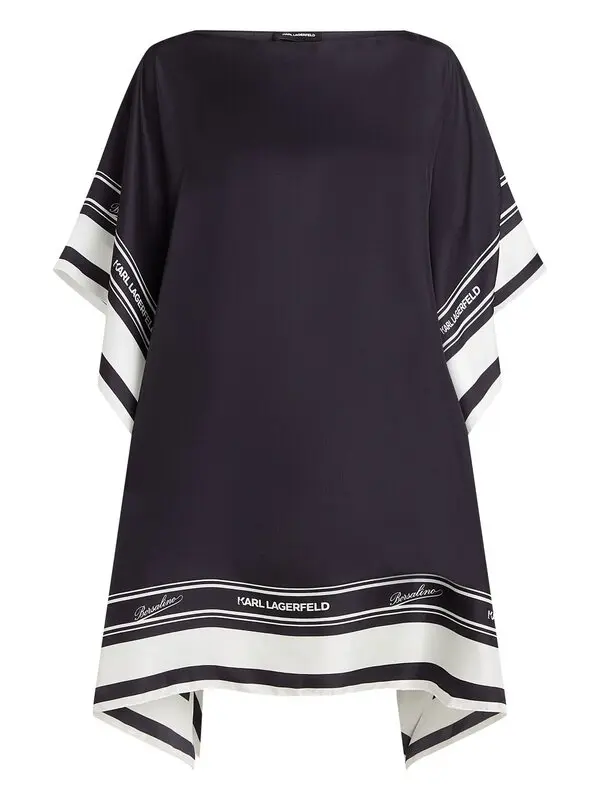 Karl Lagerfeld X Borsalino Sheer Silk Tunic