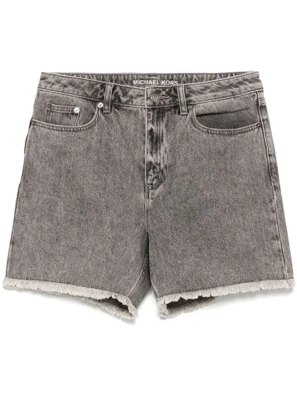 Michael Kors Fringed Denim Shorts