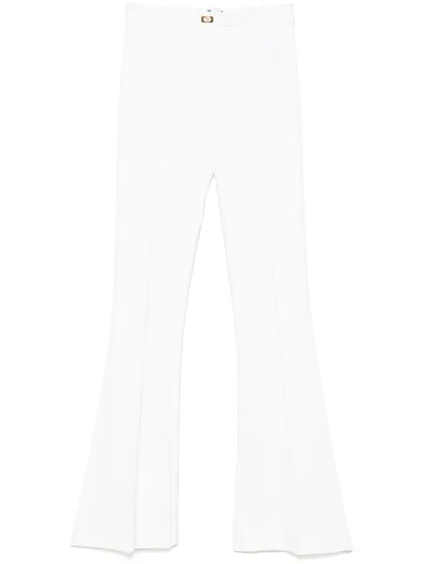 Elisabetta Franchi Crepe Flared Trousers