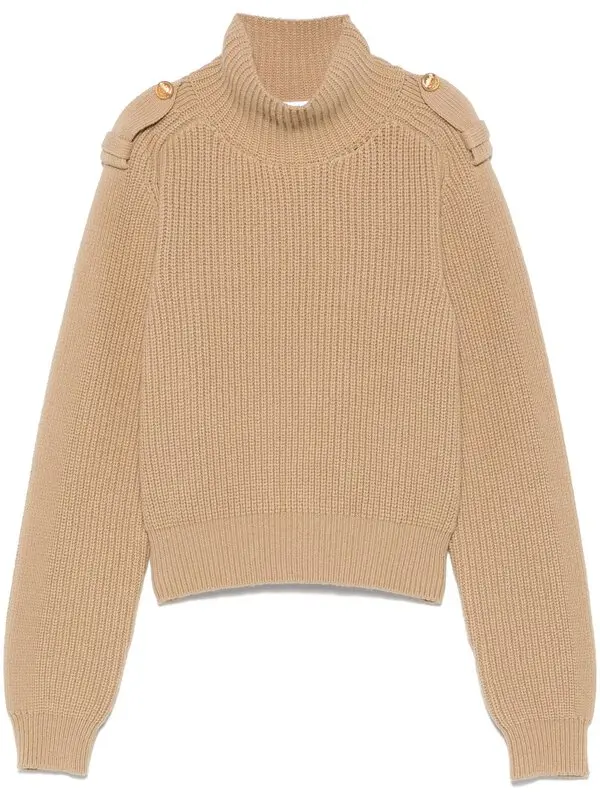 Chloé Turtleneck Sweater - Neutrals