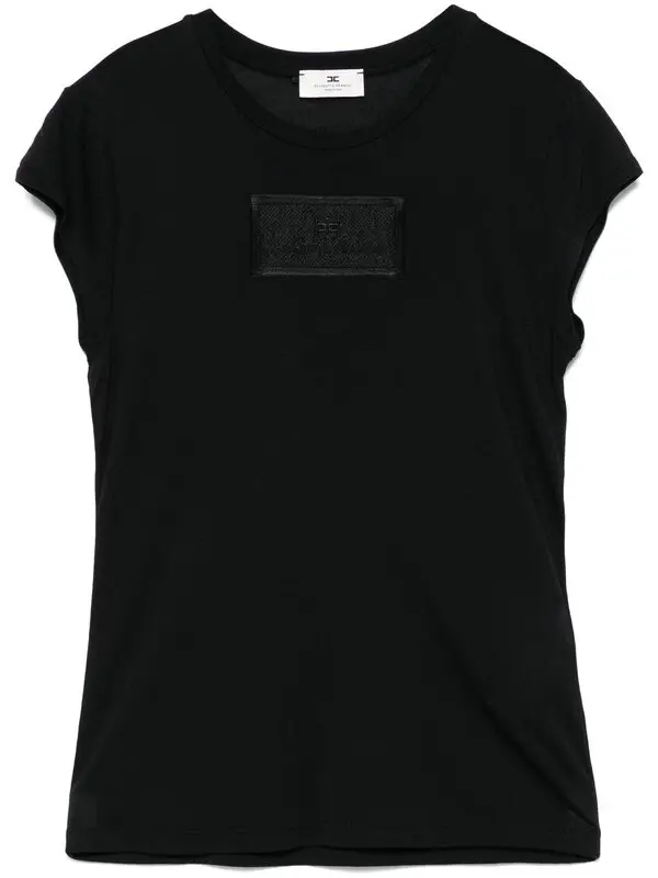 Elisabetta Franchi Logo-patch T-shirt