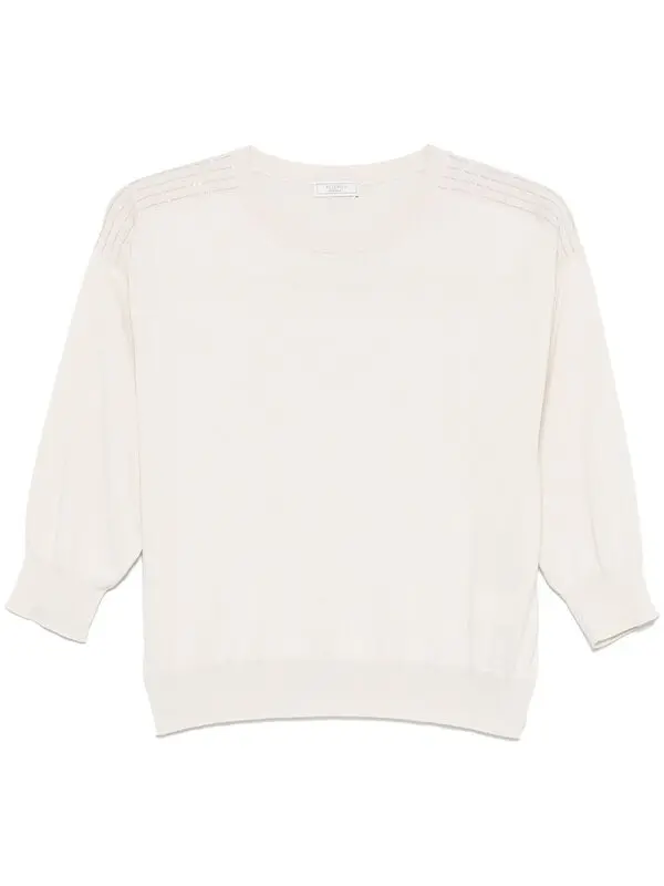 Peserico Fine-knit Sweater - Neutrals