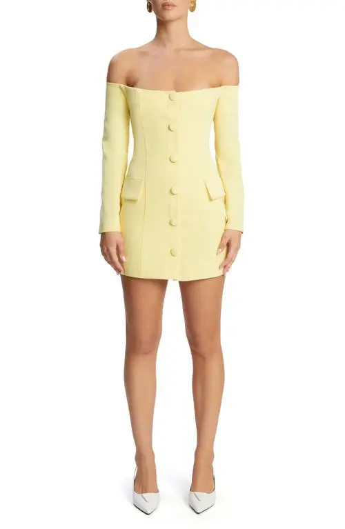 Bardot Iria Button-up Mini Dress