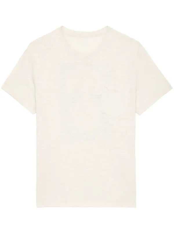 Zadig&Voltaire Stockholm Flamme Skull Block T-shirt