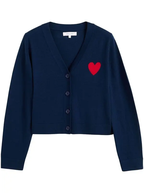 Chinti & Parker Heart-motif Cardigan